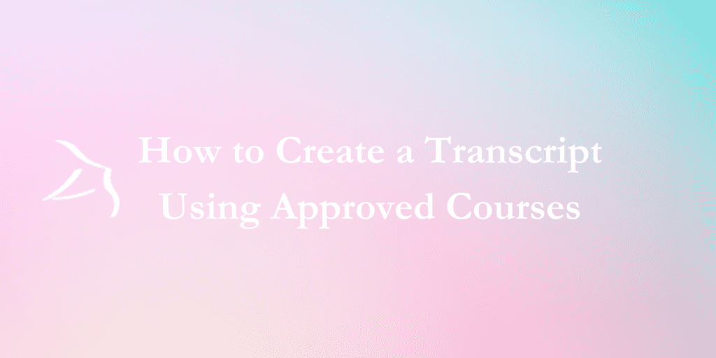 how to create a transcript – West River Academy